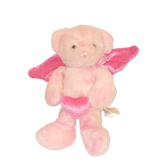 Dan Dee | Toys | Dan Dee Pink Angel Teddy Bear Heart Valentines Day ...